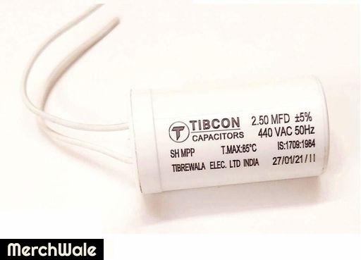 (Pack of 2) 2.5 mfd Fan Capacitor for Ceiling Fan 2.5 Micro Farad ...